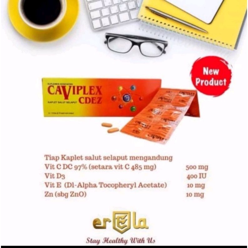 Jual CAVIPLEX CDEZ Multivitamin 10 Tablet | Shopee Indonesia