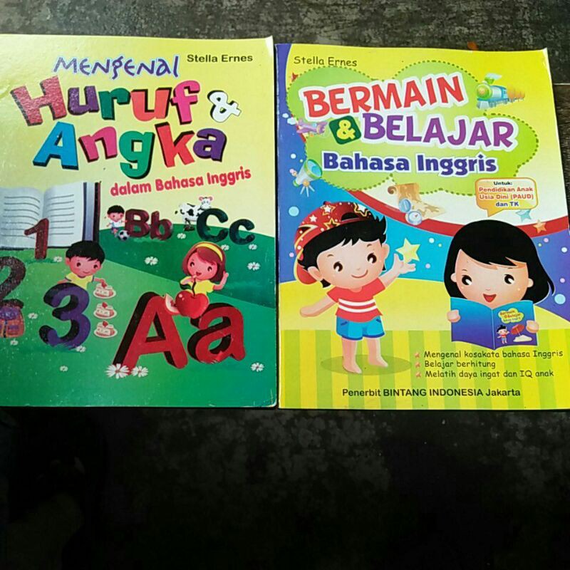 Jual Mengenal Huruf/angka&bermain belajar dalam B Inggris | Shopee ...