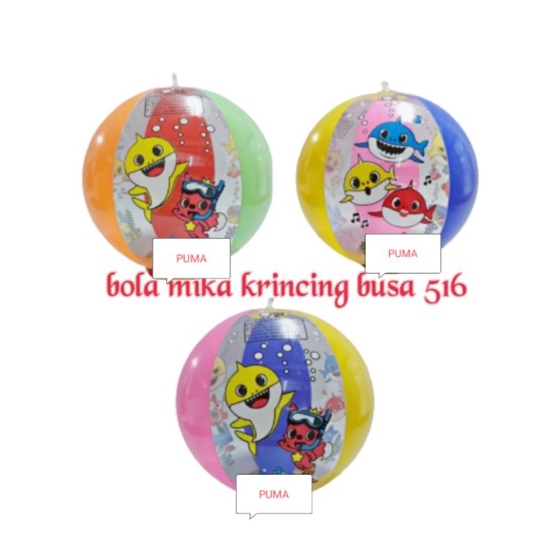 Jual bola mika 16 inch baby shark | Shopee Indonesia
