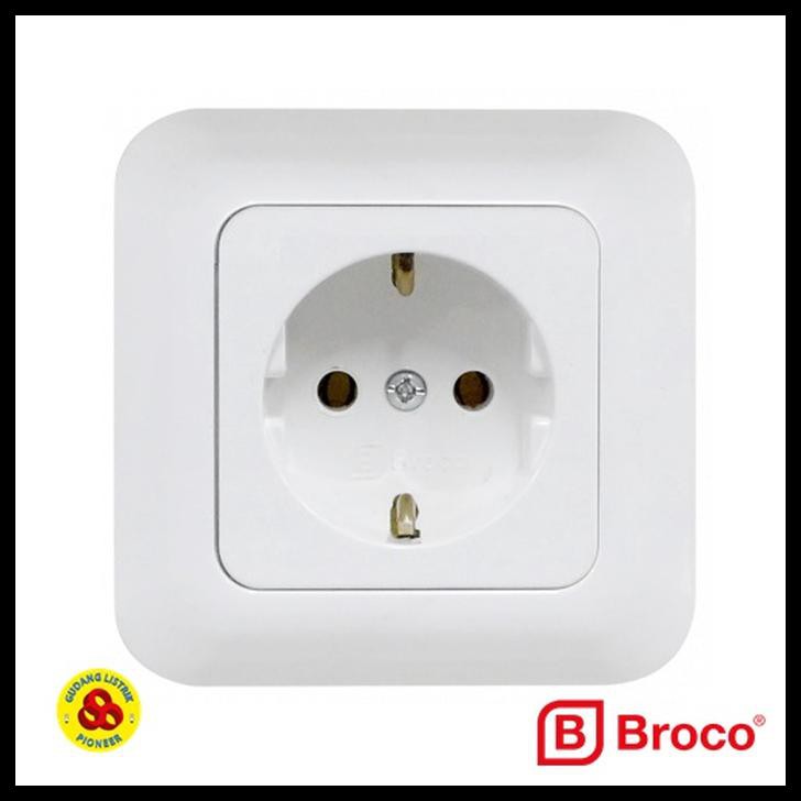 Jual Gracio Stop Kontak 4151 Cream Broco - Putih | Shopee Indonesia