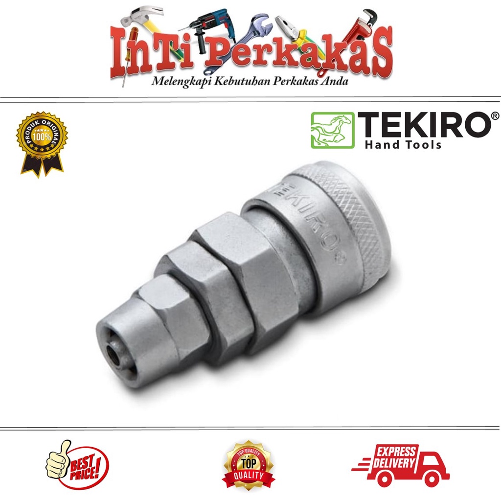 Jual TEKIRO AIR QUICK COUPLER TWO TOUCH TYPE SP / SAMBUNGAN KOMPRESOR 20, 30, 40 SP | Shopee ...
