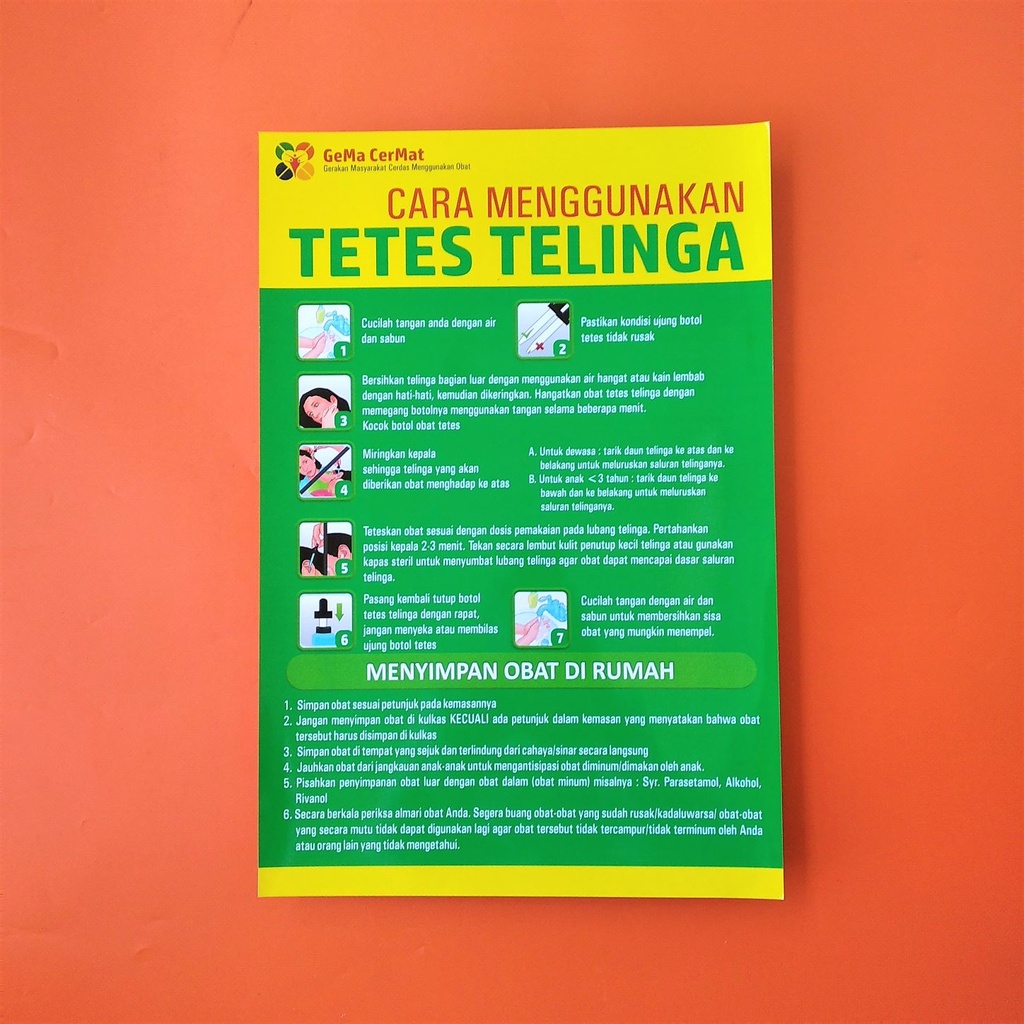 Jual Poster PIO - Poster Cara Pakai Tetes Telinga, Poster Farmasi ...
