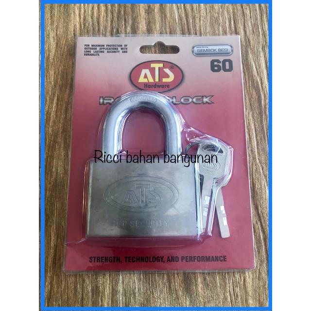 Jual Gembok besi ATS 60L | Shopee Indonesia