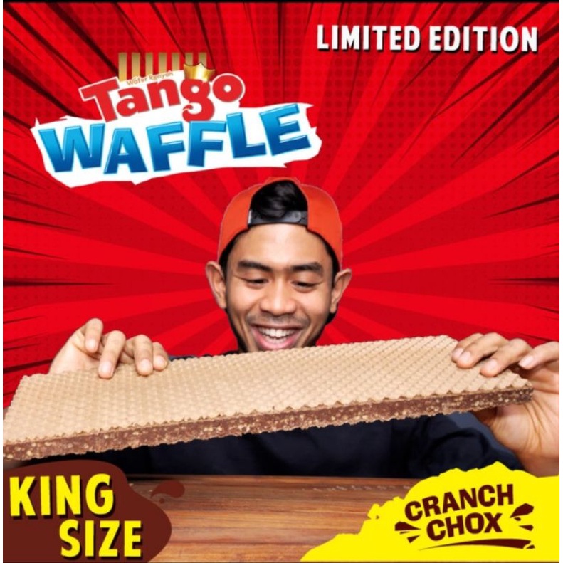 Jual Tango Wafer Waffle Cranch Chox King Size / Wafer Jumbo dari Tango ...