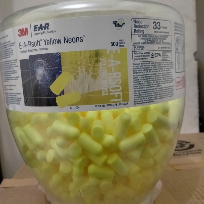 Jual Earplug refill dispenser Yellow Neon 3M 391 - 1004 | Shopee Indonesia