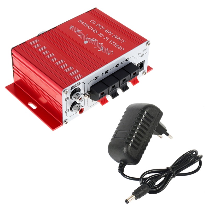 Jual Ampli Mini HiFi Stereo Power Amplifier 12V 20W 2 Channel Power ...