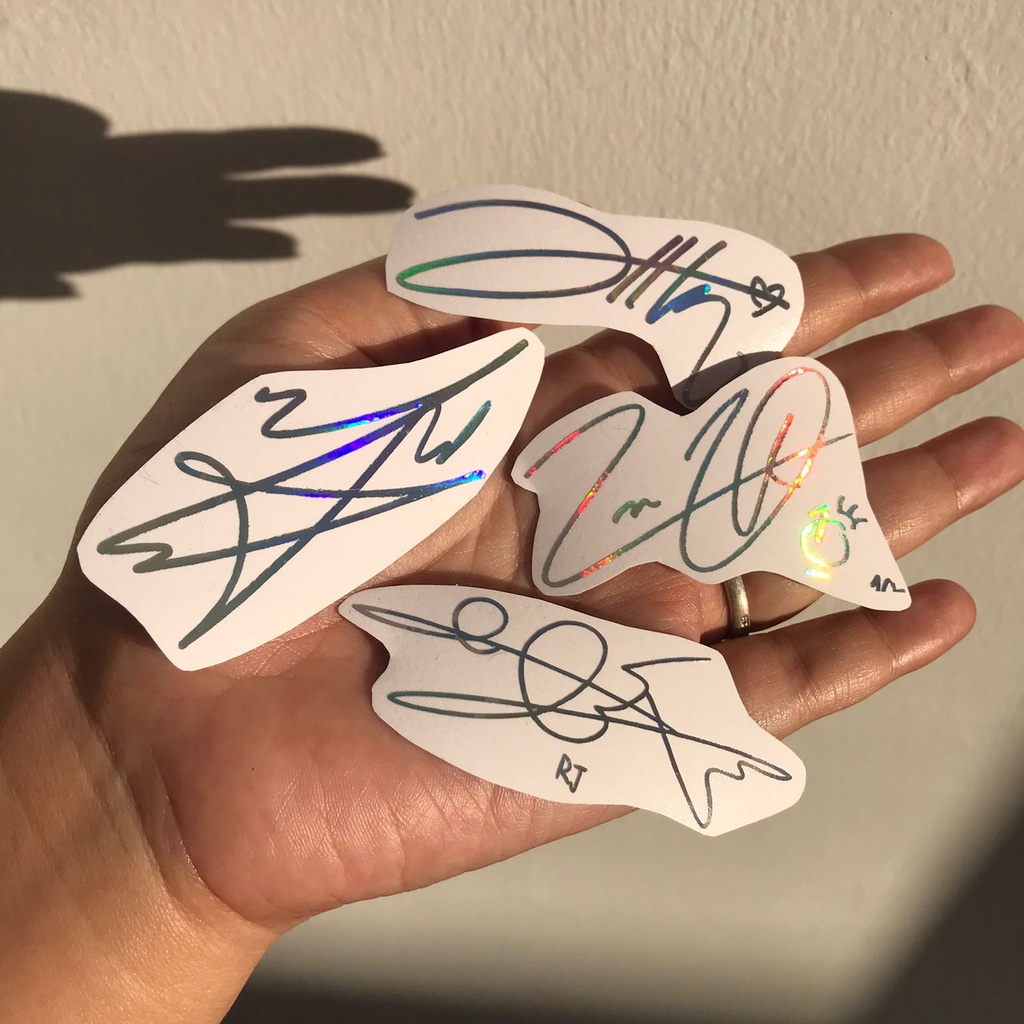 Jual N C T SIGNATURE STICKER HOLOGRAM | Shopee Indonesia