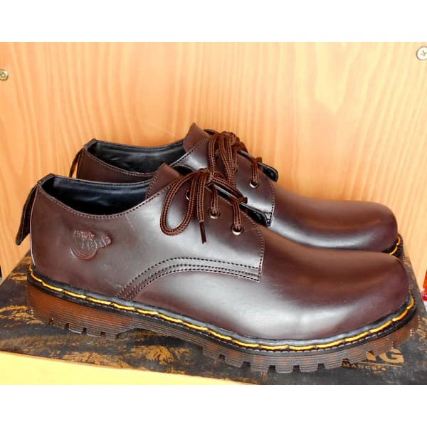 Jual Promo Sepatu Boots Docmart Dr Martens 3 hole lubang Kulit pria ...