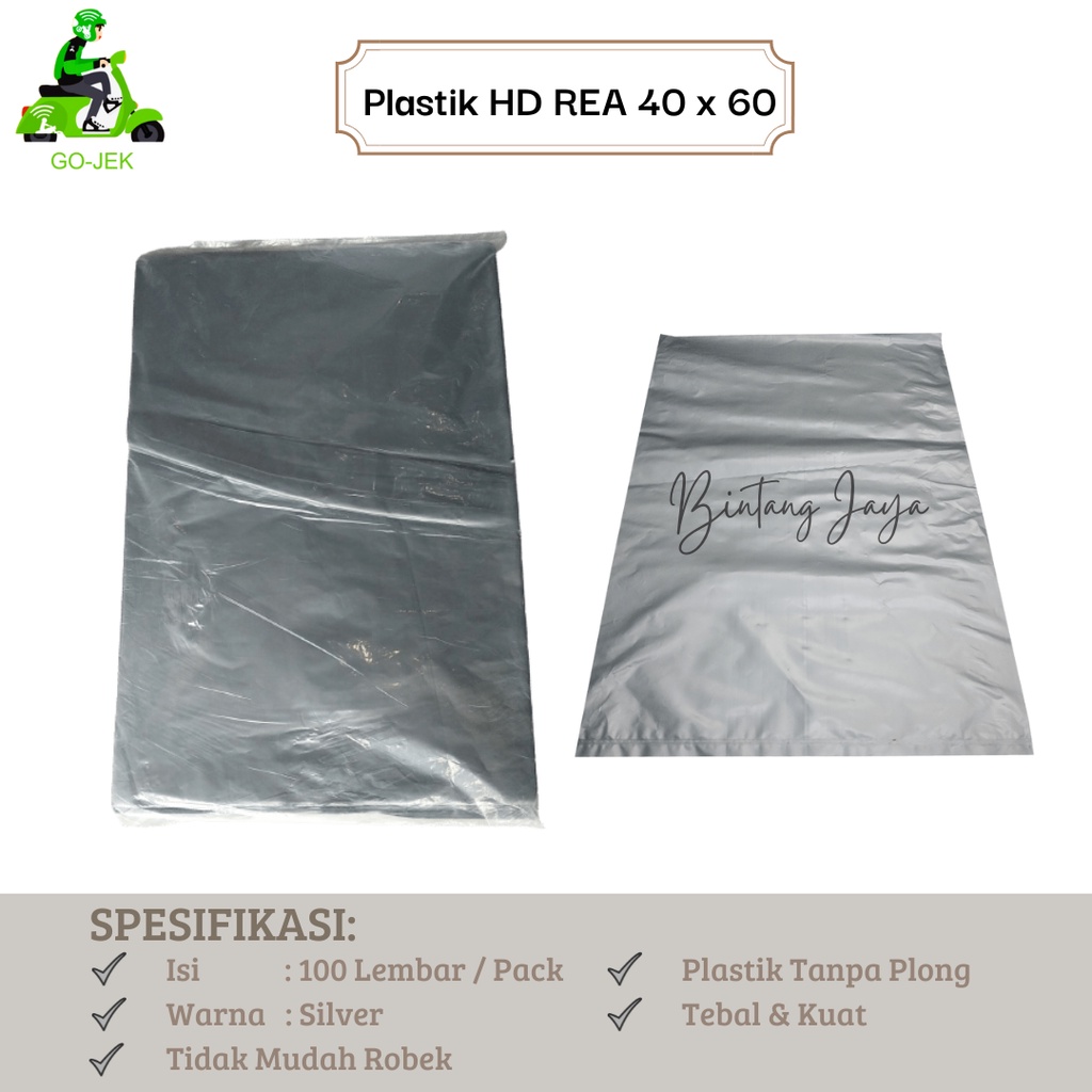 Jual Plastik HD Besar / Tanpa Plong Tebal / Plastik Packing Online Shop ...