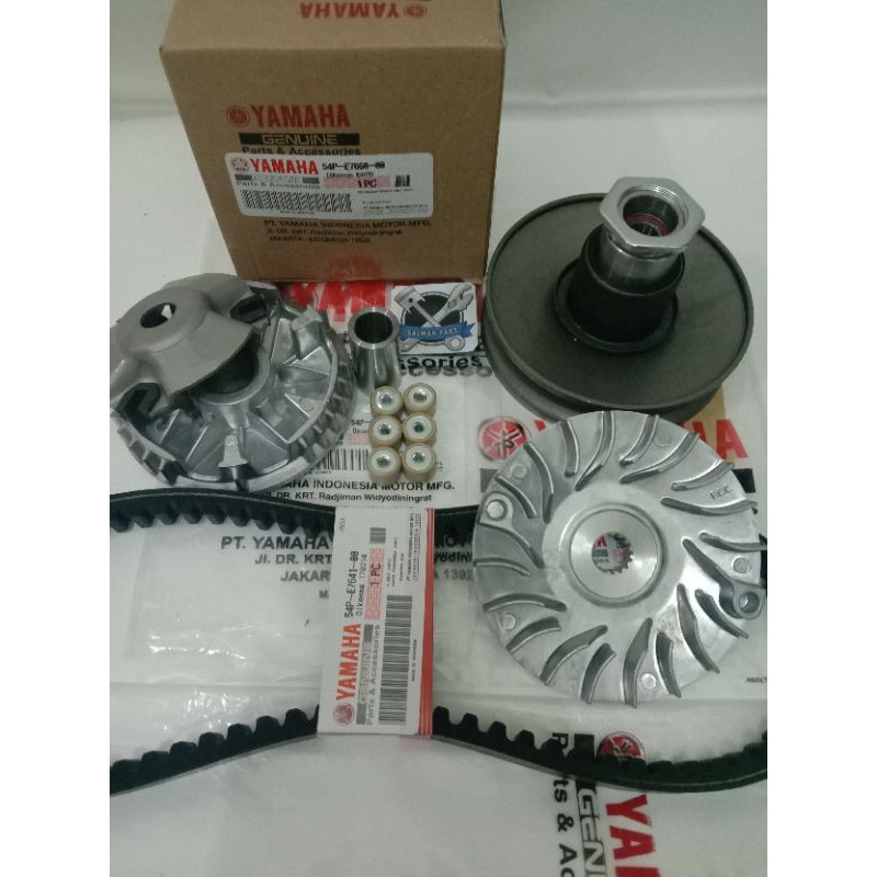 Jual Paket pully Onlly Komplit depan Belakang Yamaha Mio j/Mio Gt/Soul GT/Xride (54p) | Shopee ...