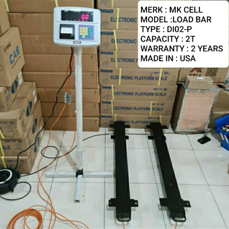 Jual Timbangan untuk hewan kurban load bar MK dio 2p kapasitas 2 ton | Shopee Indonesia