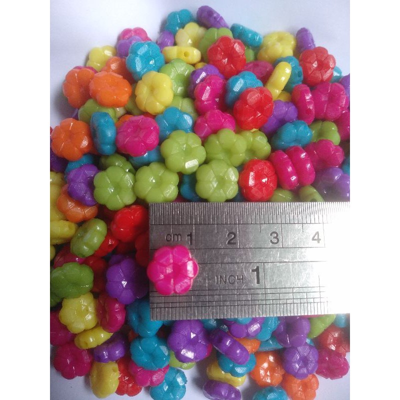 Jual Mote bunga bulat pipih 2 sisi (150 pcs) | Shopee Indonesia