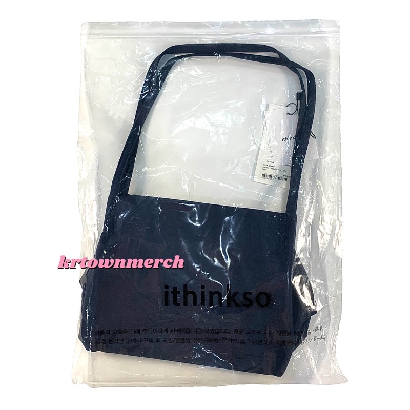 Jual [READY] ITHINKSO KOREA | Mini Neat Bag Black / Gray / Peachpink / Beige / Ice Blue / Lime ...