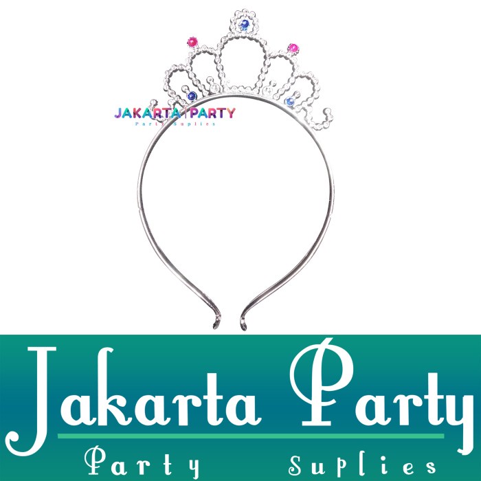 Jual HEADPIECE-MAHKOTA- BANDO TIARA SILVER KECIL / TIARA CROWN ...