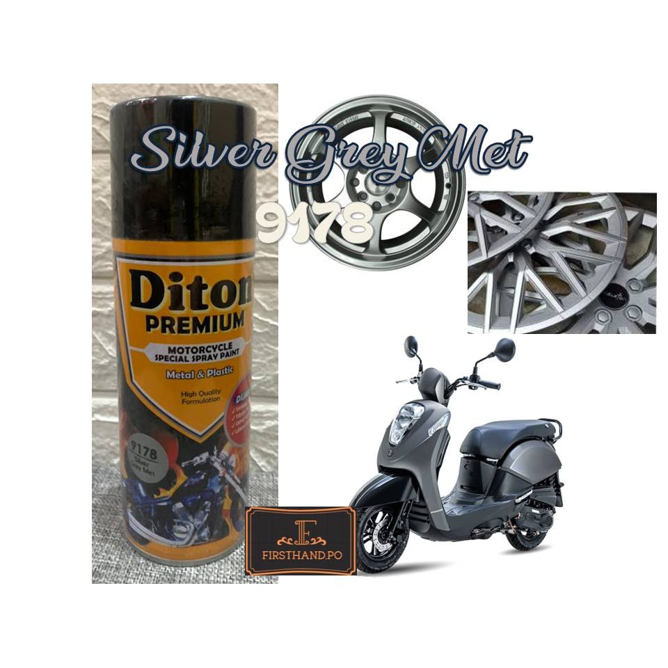 Jual Pilok Pylok Cat Diton Premium Silver Abu Metalic (9178) Silver ...
