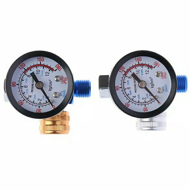 Jual Manometer Spray Gun Regulator Air Dengan Pengukur Tekanan Udara ...