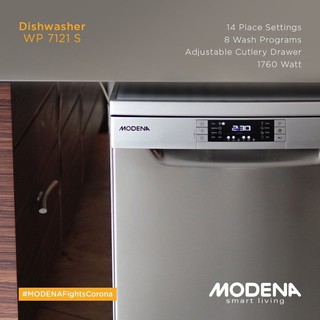 Jual MODENA Freestanding Dishwasher - WP 7121 S | Shopee Indonesia