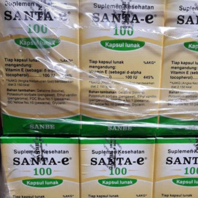 Jual SANTA E 400 / 250 / 100 BOTOL ISI 30 vitamin antioksidan vitamin ...