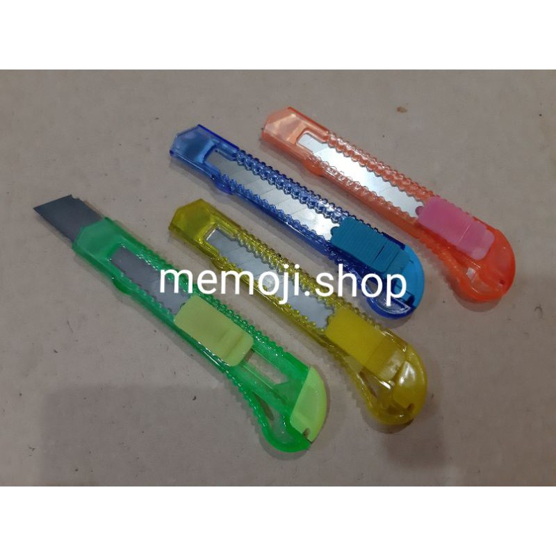 Jual Pisau Cutter Besar Transparant Warna (1pc) | Shopee Indonesia