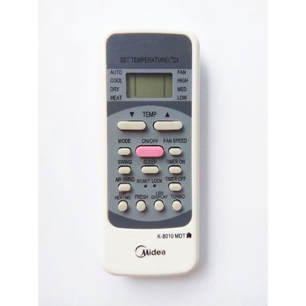 Jual REMOT / REMOTE AC MIDEA DAST DENPOO R51M/E GRADE ORIGINAL | Shopee ...