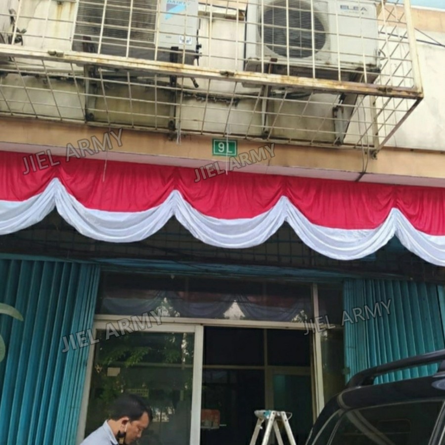 Jual Bendera Umbul Umbul Gelombang Merah Putih 5 Gelombang Bendera Background | Shopee Indonesia