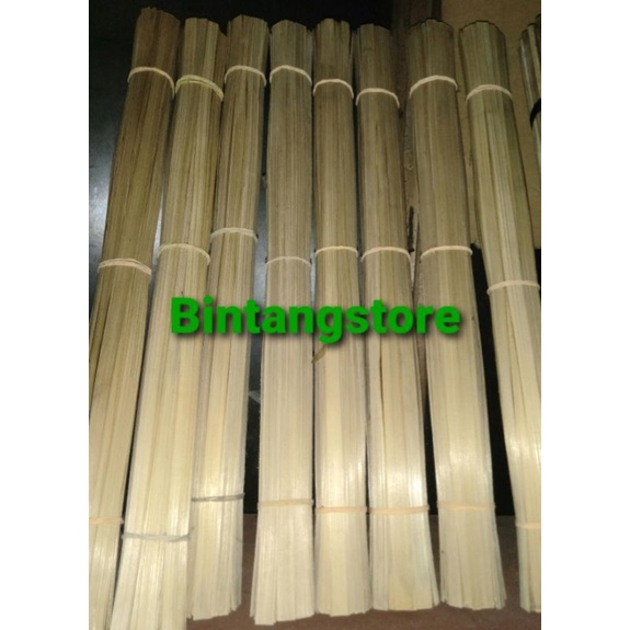 Jual Iratan bambu bahan anyaman dan kerajinan P 50 cm isi 100 lembar ...