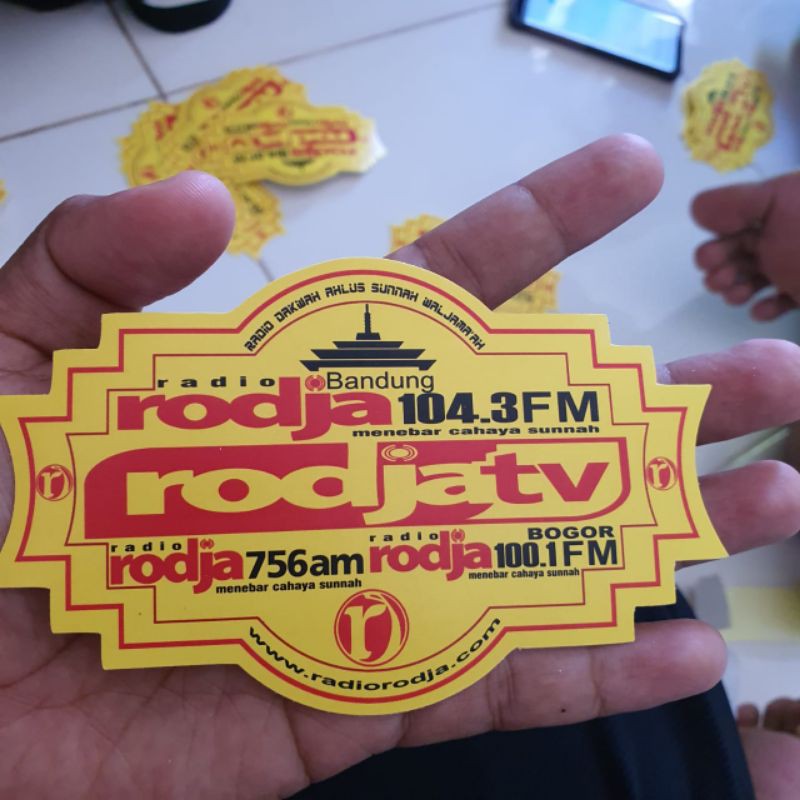 Jual sticker rodja plastik vinyl kuning | Shopee Indonesia