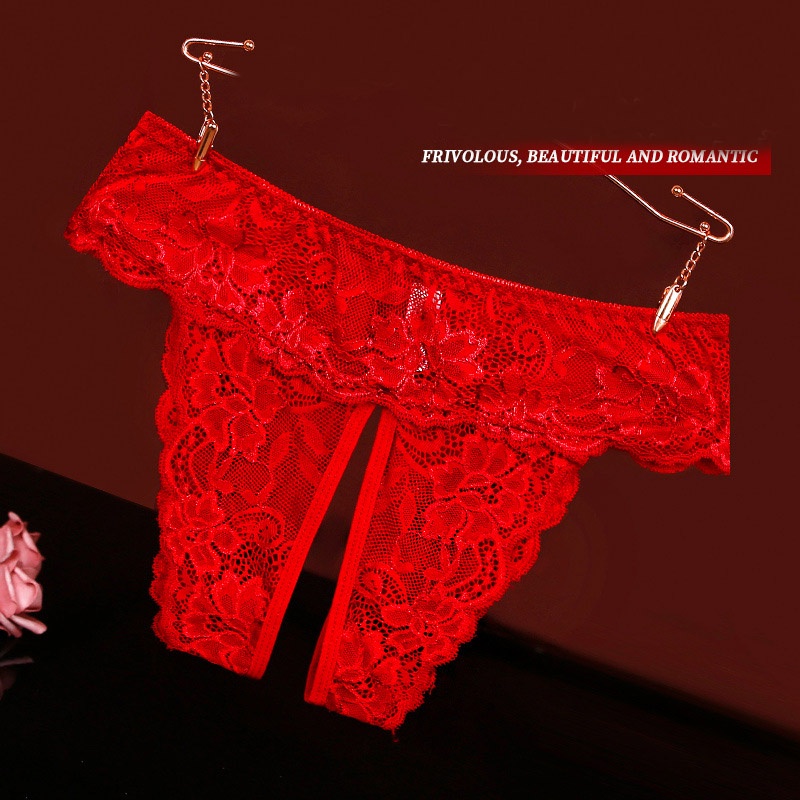 Jual Celana Dalam Wanita Sexy Open Crotch Renda Ukuran Jumbo Panties Seksi transparan Celana 4XL ...