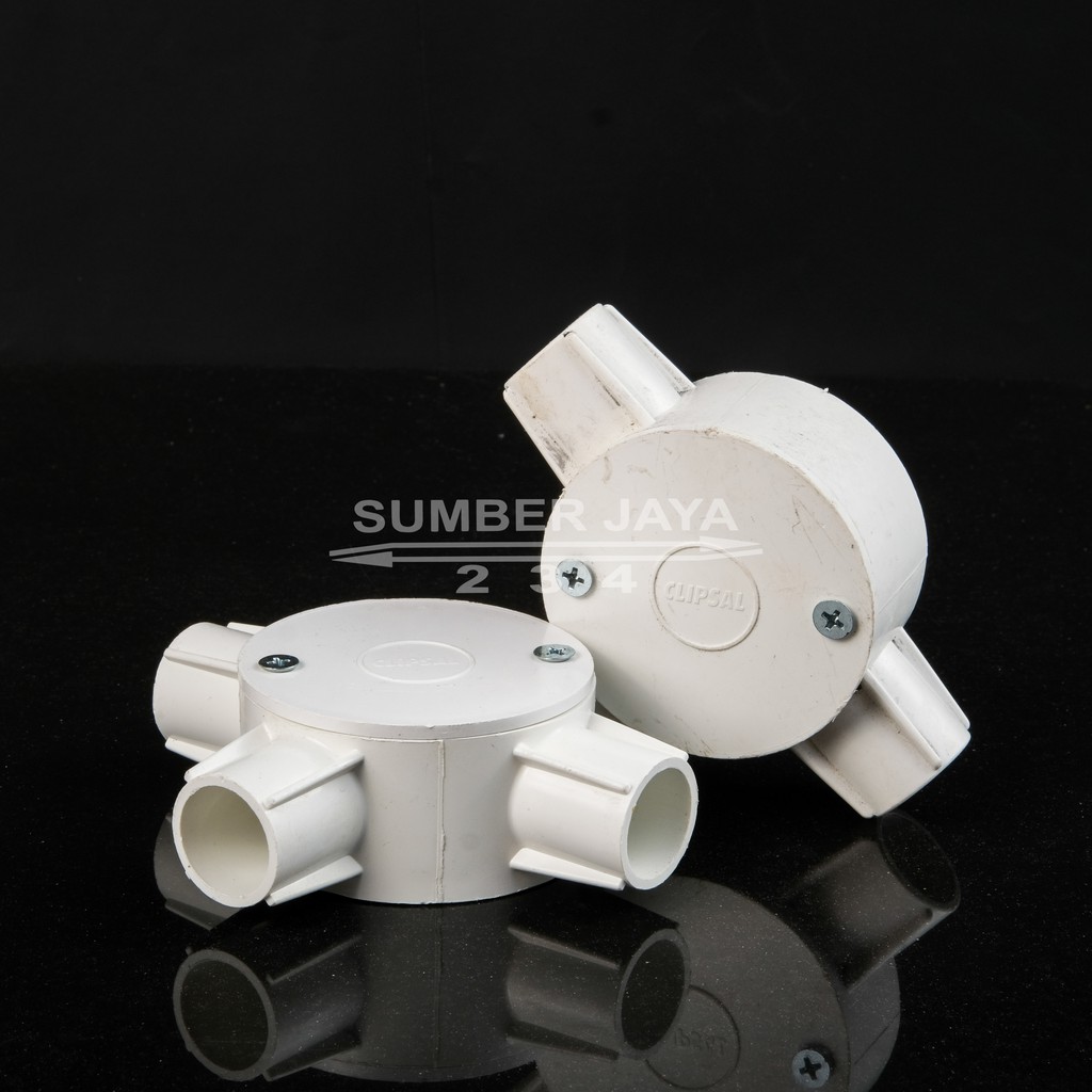 Jual CLIPSAL TDUS Cabang 3 Putih 20mm / T Dos / Tee Dus | Shopee Indonesia