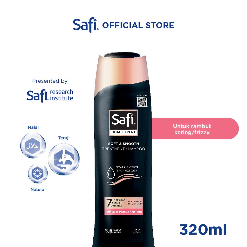 Jual Safi Hijab Expert Soft & Smooth Shampoo 320 ml | Shopee Indonesia