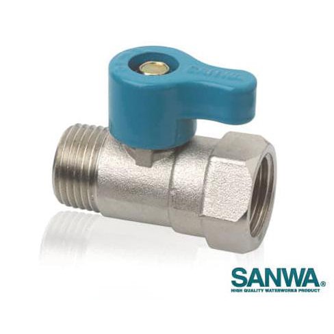 Jual MINI BALL VALVE / STOP KRAN KERAN AIR KECIL SANWA (MALE-FEMALE) 1/2" | Shopee Indonesia