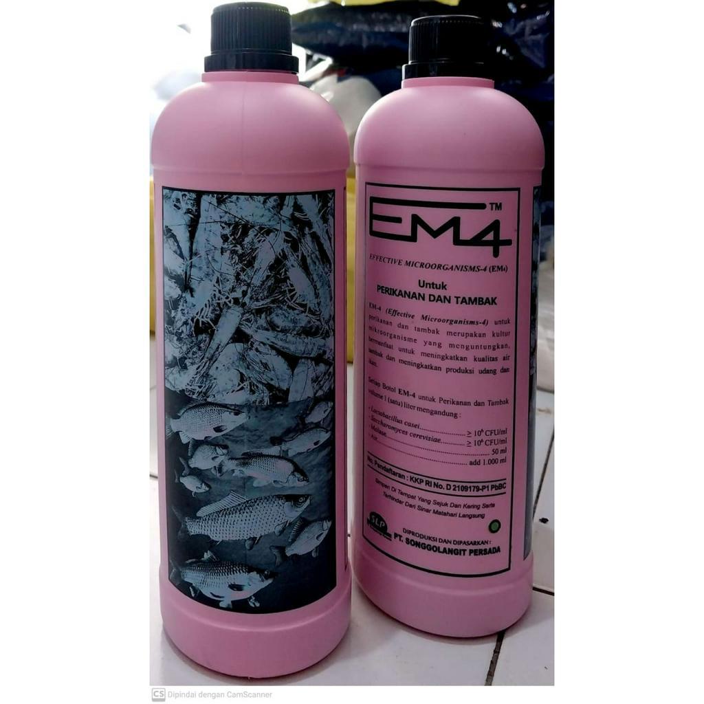 Jual EM4 (Effective Mikroorganisme-4) Untuk Perikanan 1 liter | Shopee ...