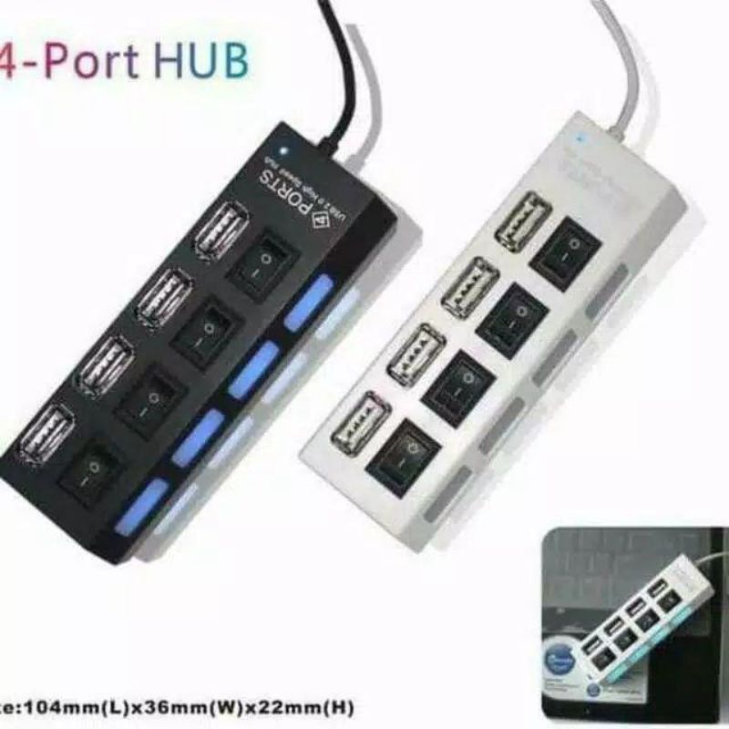 Jual Usb Hub Saklar 4 Port On/Off High speed | Shopee Indonesia