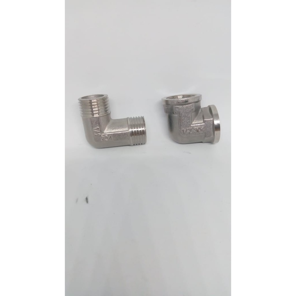Jual Knee Siku L Drat Luar-sambungan pipa stainless 304 | Shopee Indonesia