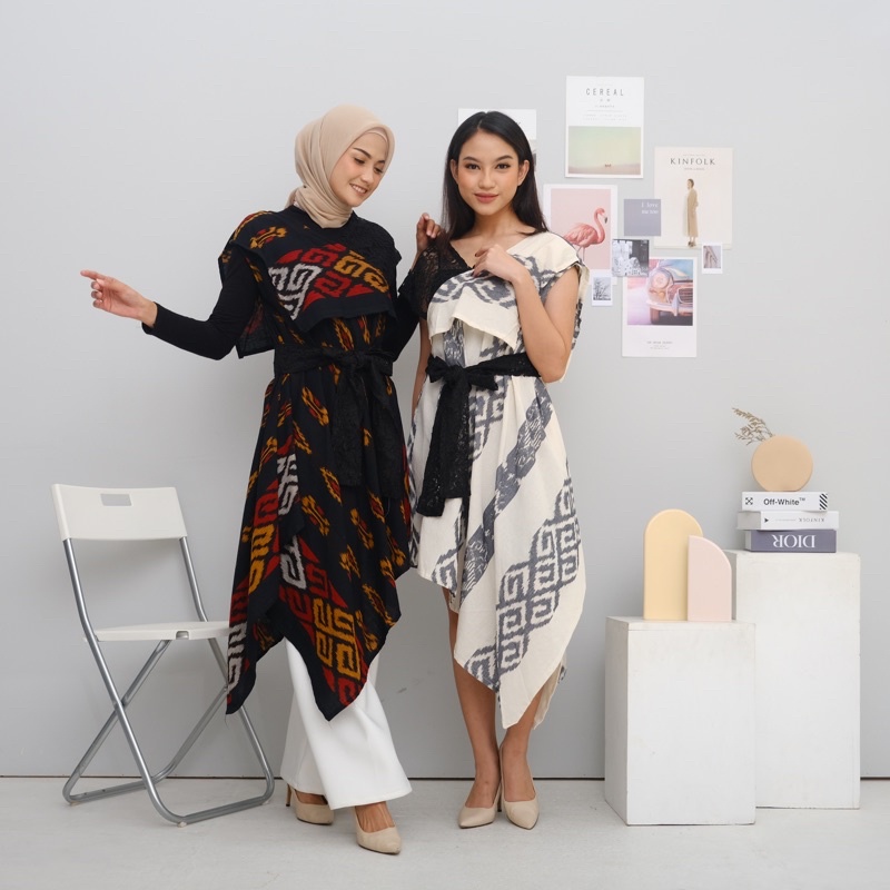 Jual SIERA DRESS TENUN IKAT SONGKET ASLI TROSO JEPARA | Shopee Indonesia