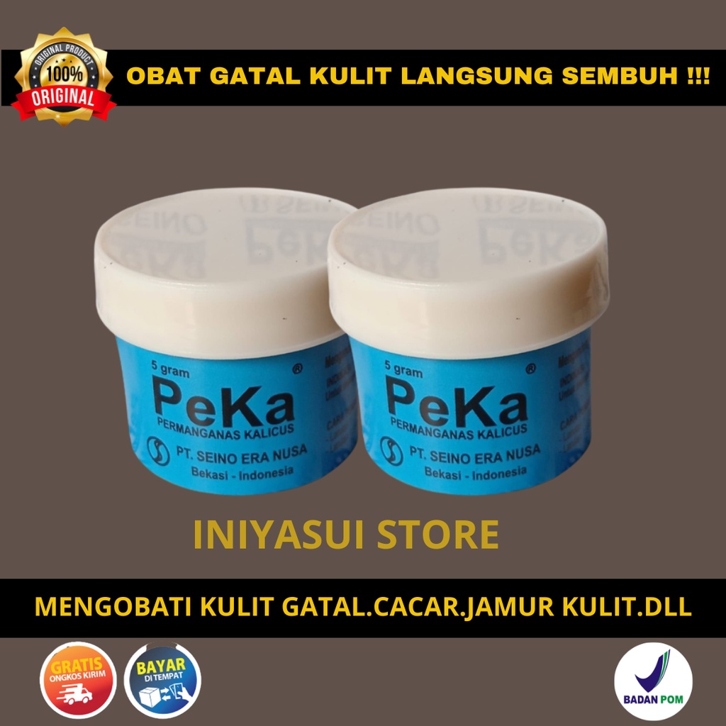 Jual Peka 5gram / Bubuk Peka / Sebuk PK Obat Kulit Gatal Jamur Cacar ...