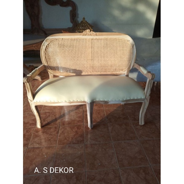 Jual KURSI TENGAHAN RACOCO JOK/KURSI MANTEN MENTAH JOK/KURSI ROTAN/SOFA ...