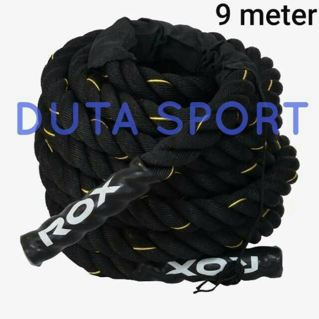 Jual Battle Rope Battling Ropes Tali Fitness Crossfit Workout 9 meter ...