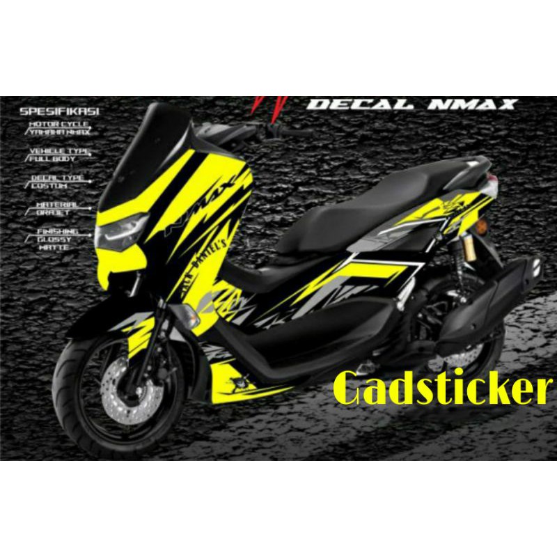 Jual Decal Nmax fullbody Sticker ALL NEW NMAX 2020 fullbody sticker ...