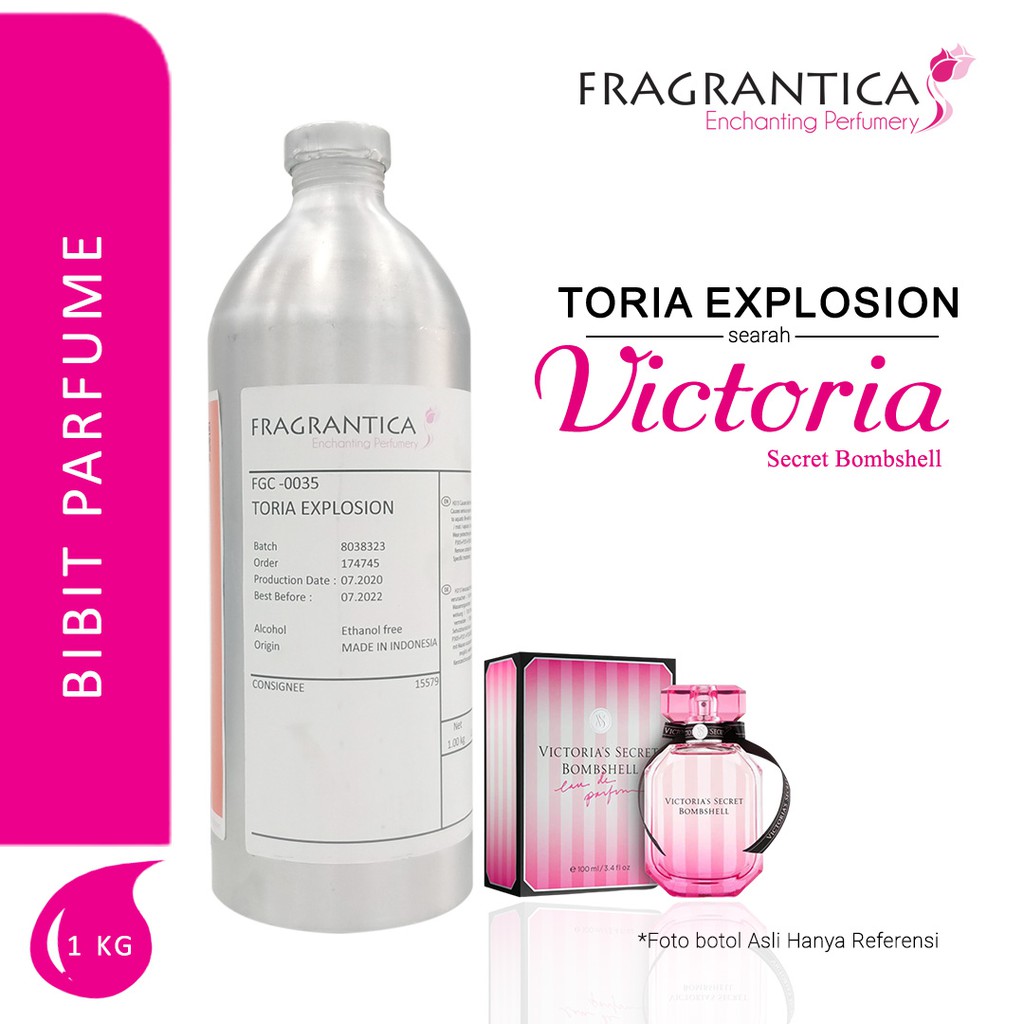 Jual Bibit Parfum Murni murah TORIA EXPLOSION searah VS Bombshell Ori ...