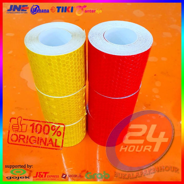 Jual Stiker reflektor / Sticker safety / Stiker pemantul cahaya 5 x 500 ...