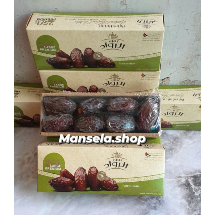 Jual kurma Medjoel palestina al roward kemasan 250 gr x 4 pac large ...