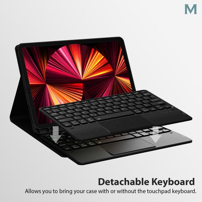 Jual Mils Technologies Touchpad Keyboard Case for iPad 5 6 7 8 9 10 10. ...