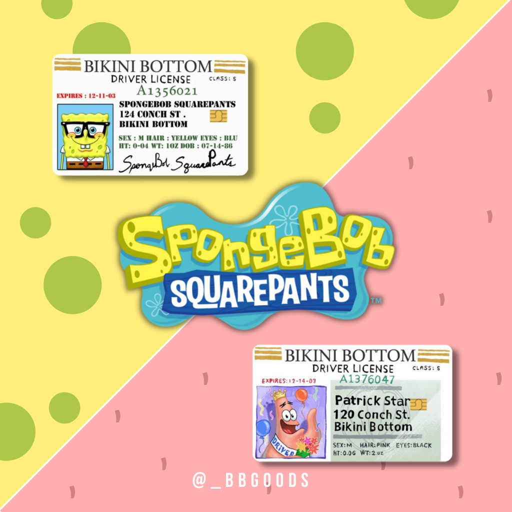 Jual Kartu Flazz BCA Gen 2 SPONGEBOB / PATRICK DRIVER LICENSE Rp.0 ...