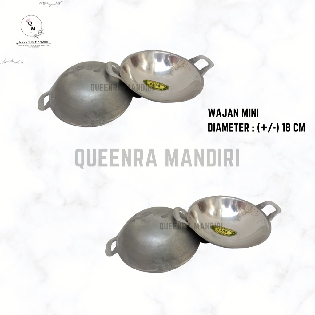 Jual Wajan Penggorengan Mini / Batik - Diameter 18cm - Queenra Mandiri ...