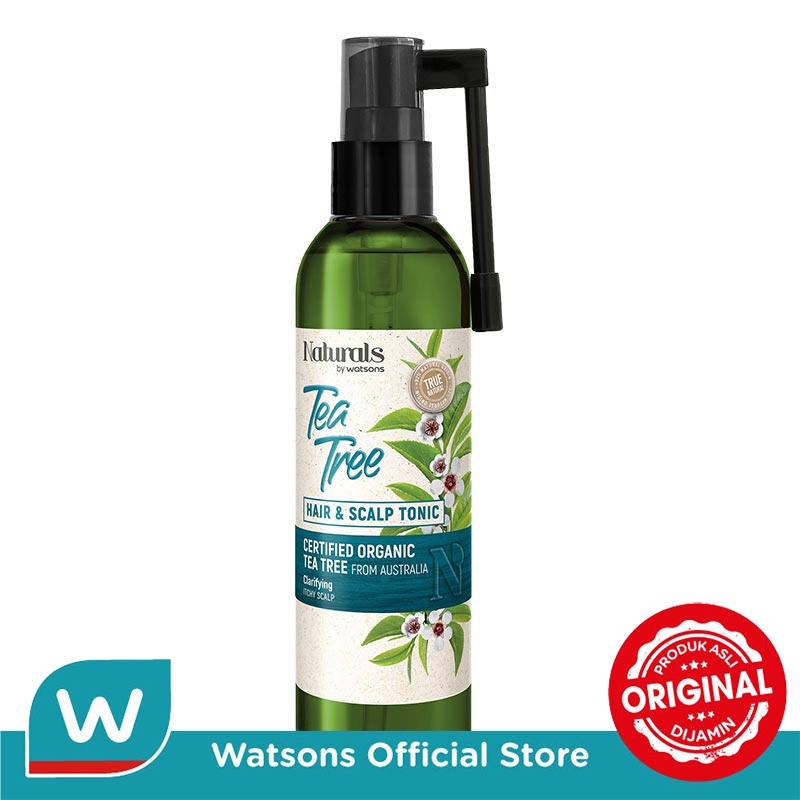 Jual Naturals By Watsons Tea Tree Hair & Scalp Tonic 120ml | Shopee ...