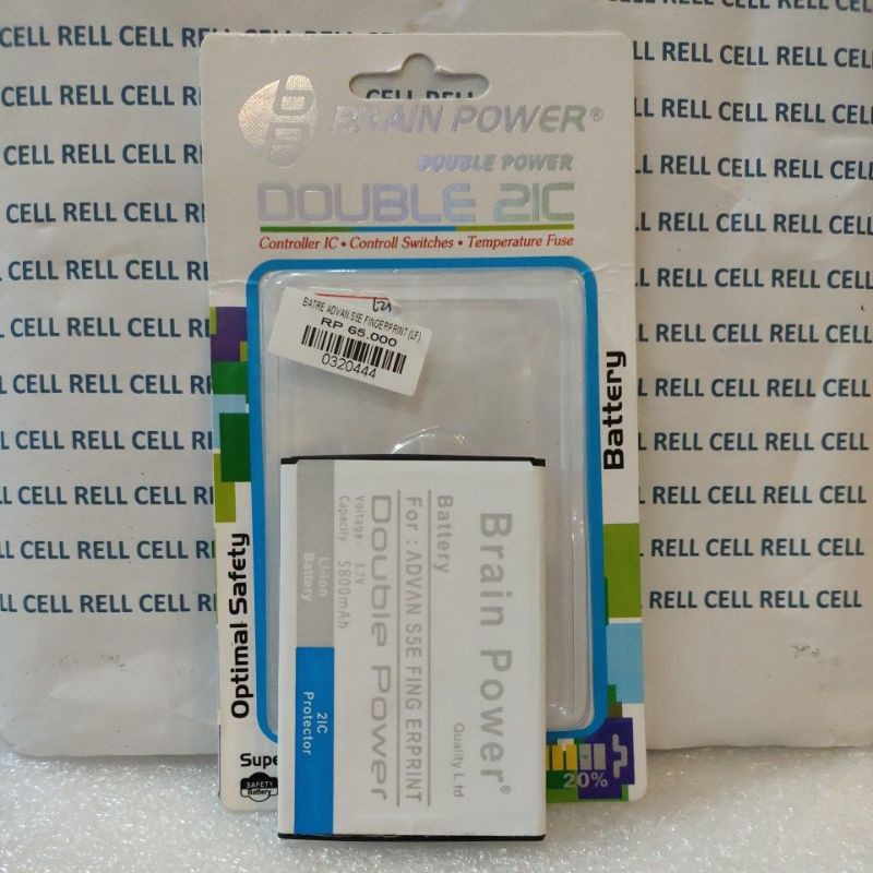 Jual BATERAI BATRE BATTERY ADVAN S5E FINGERPRINT DOUBLE POWER BRAIN POWER MURAH DAN BERGARANSI ...