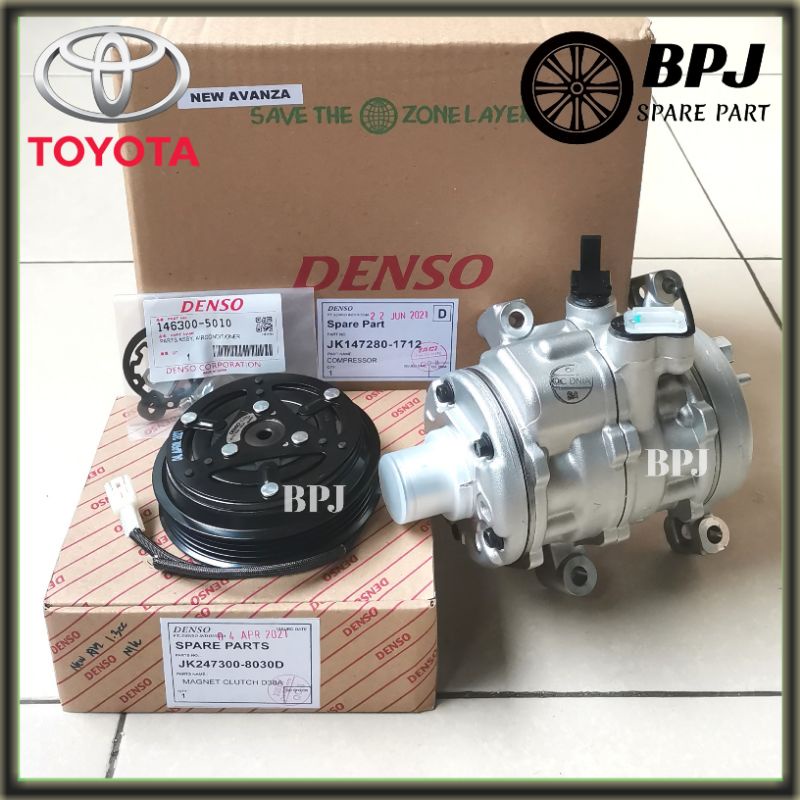 Jual Compressor Kompresor AC All New Toyota Avanza Xenia 1300cc 1.3 ...