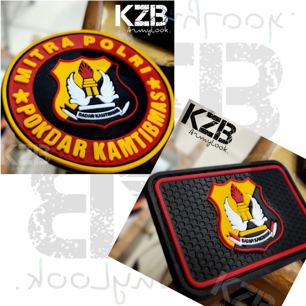 Jual Emblem Karet CITRA BHAYANGKARA-Emblem Karet POKDAR KAMTIBMAS ...