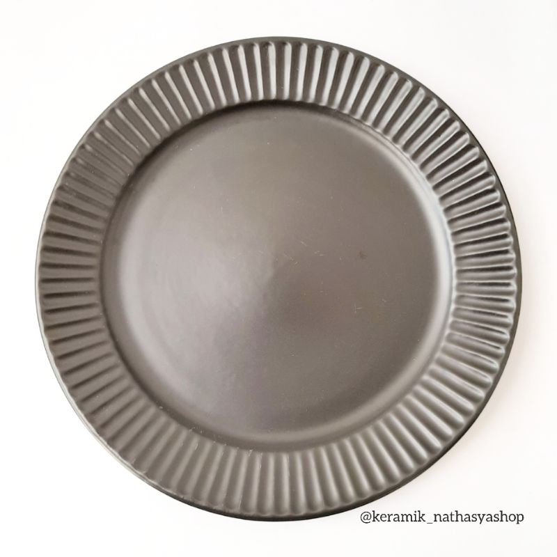 Jual Piring Keramik/Piring Hitam/Piring Makan | Shopee Indonesia